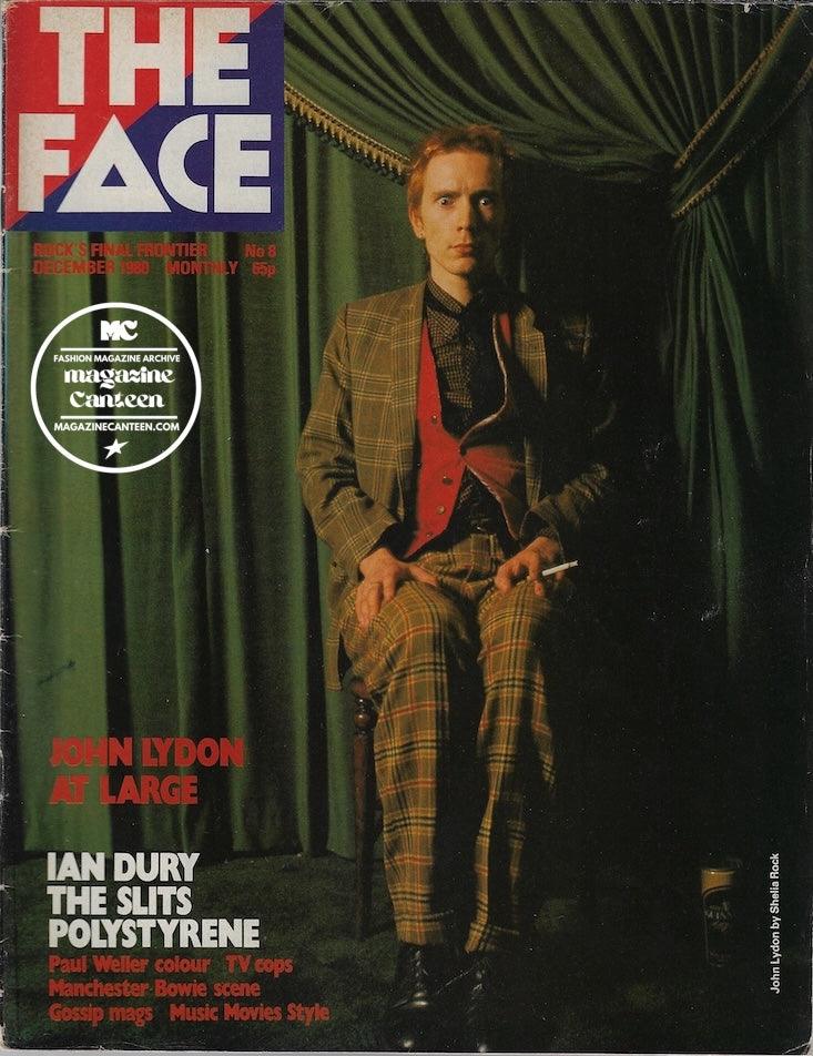 The Face Magazine 1980 - John Lydon Ian Dury – magazine canteen