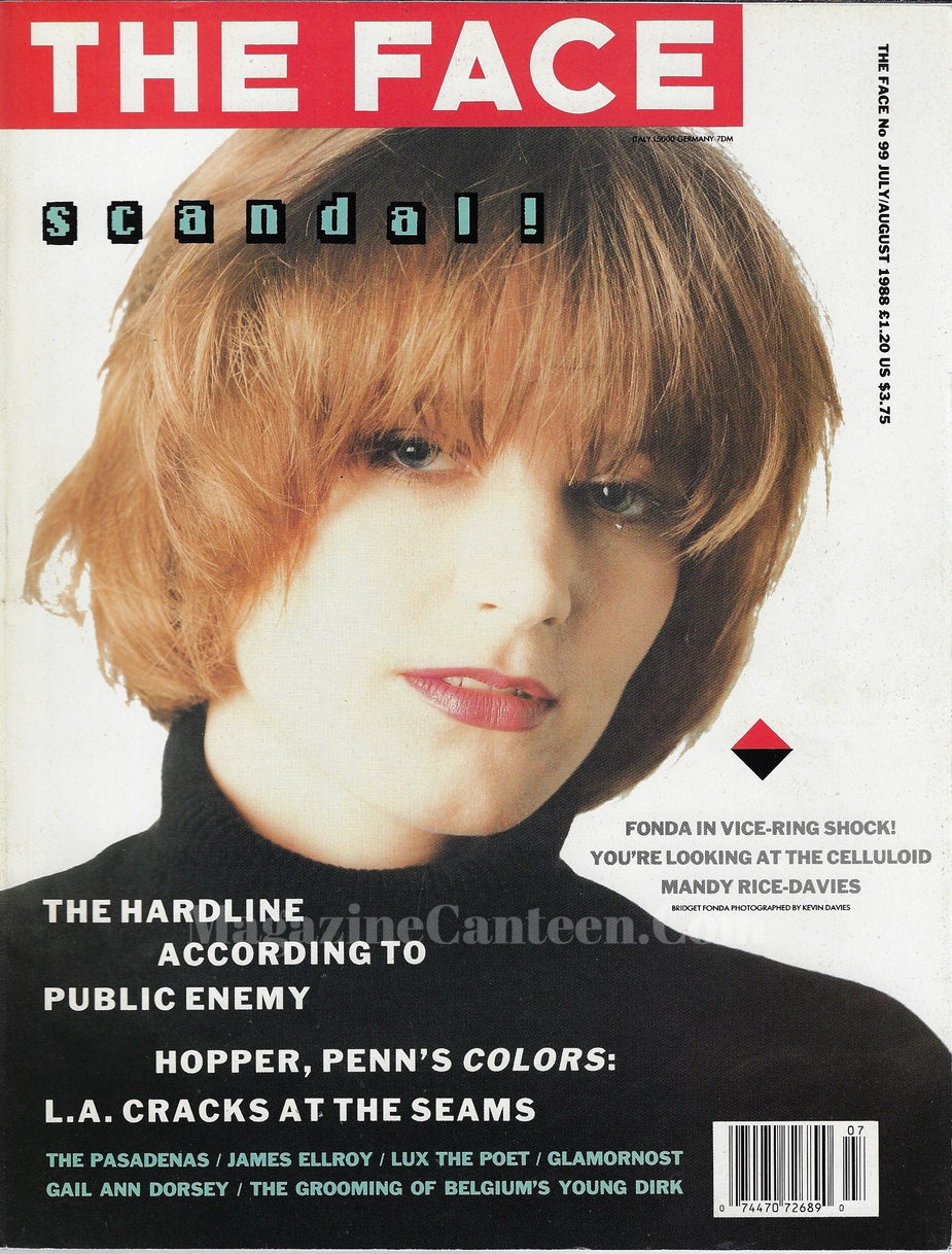 The Face Magazine 1988 - Bridget Fonda – magazine canteen