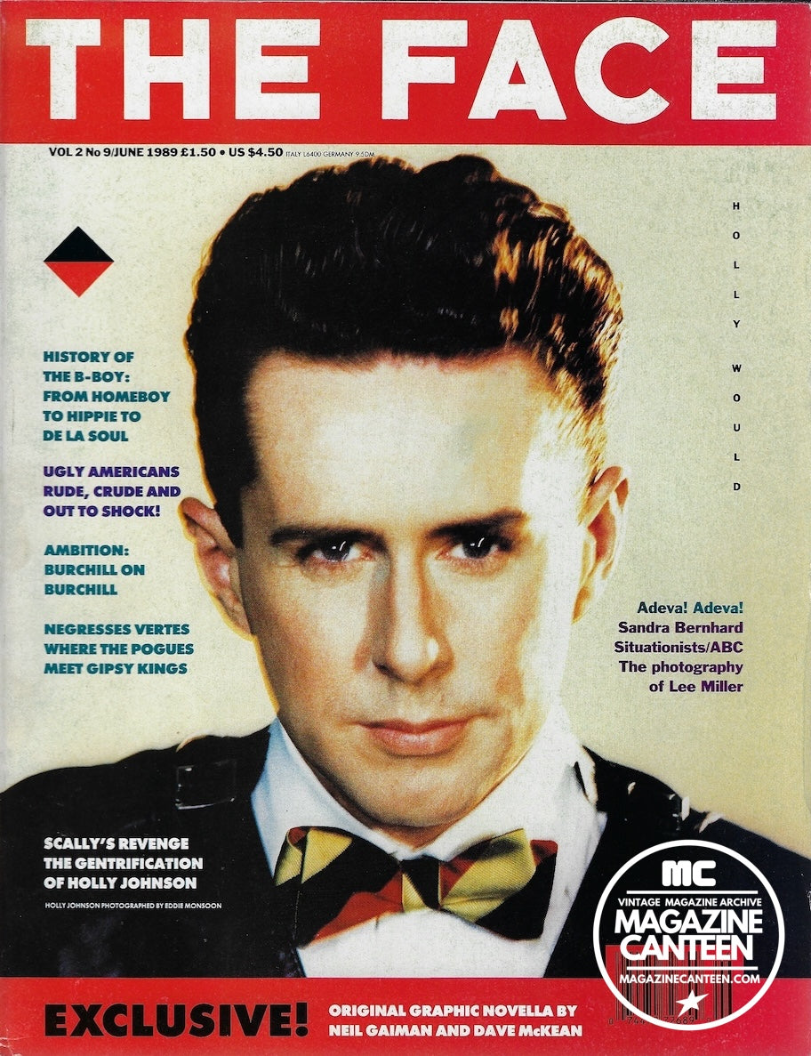The Face Magazine 1989 - HOLLY JOHNSON Marc Jacobs ADEVA – magazine canteen