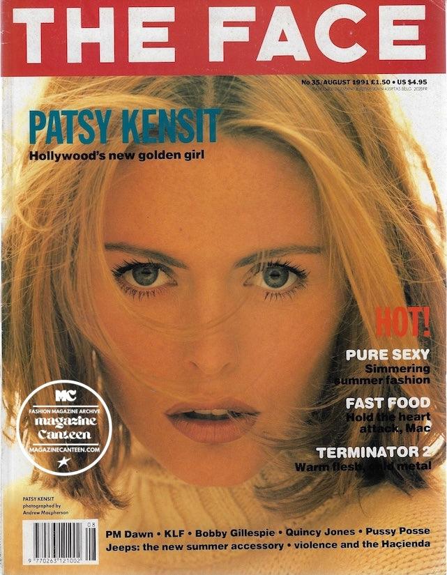 The Face Magazine 1991 - Patsy Kensit KATE MOSS Corinne Day – magazine canteen