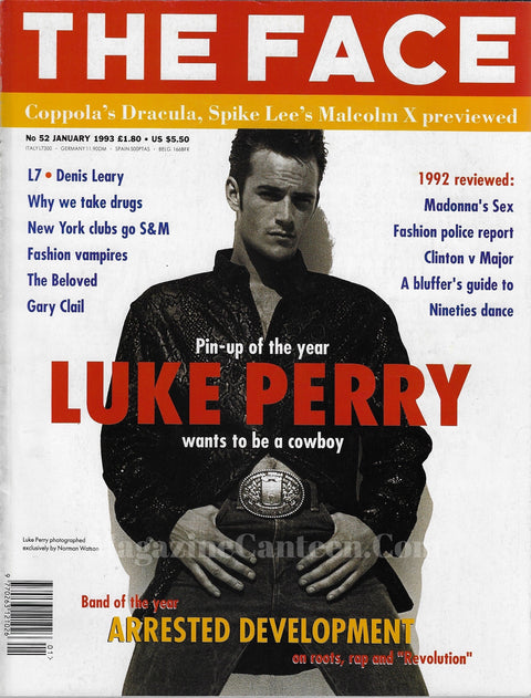 The Face Magazine 1993 - Luke Perry – magazine canteen