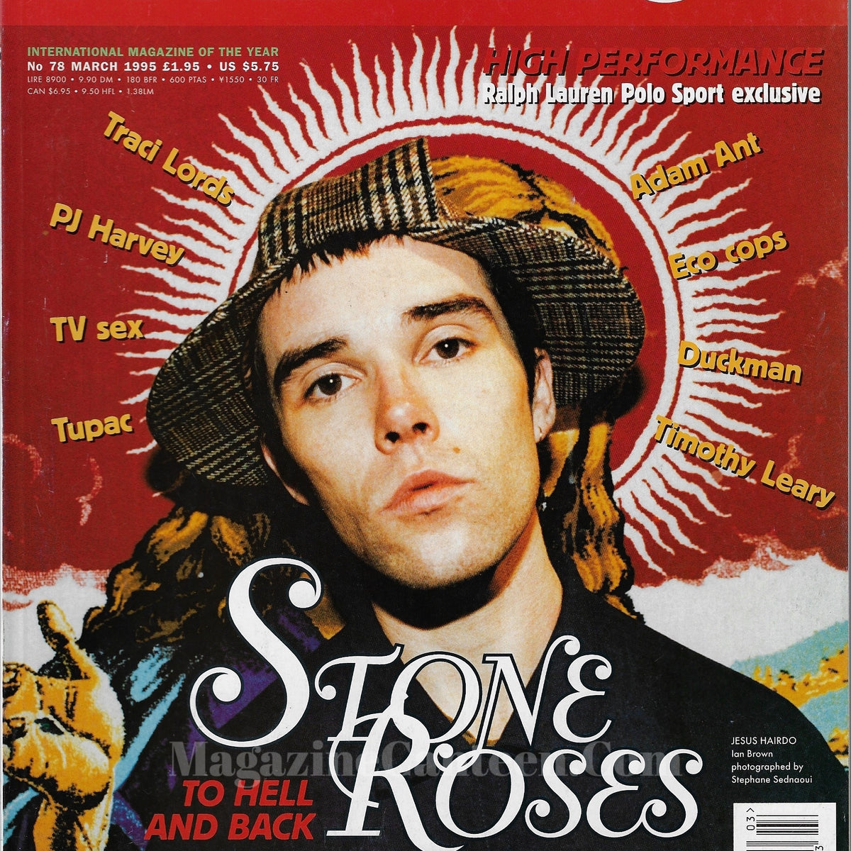The Face Magazine 1995 - The Stone Roses – magazine canteen