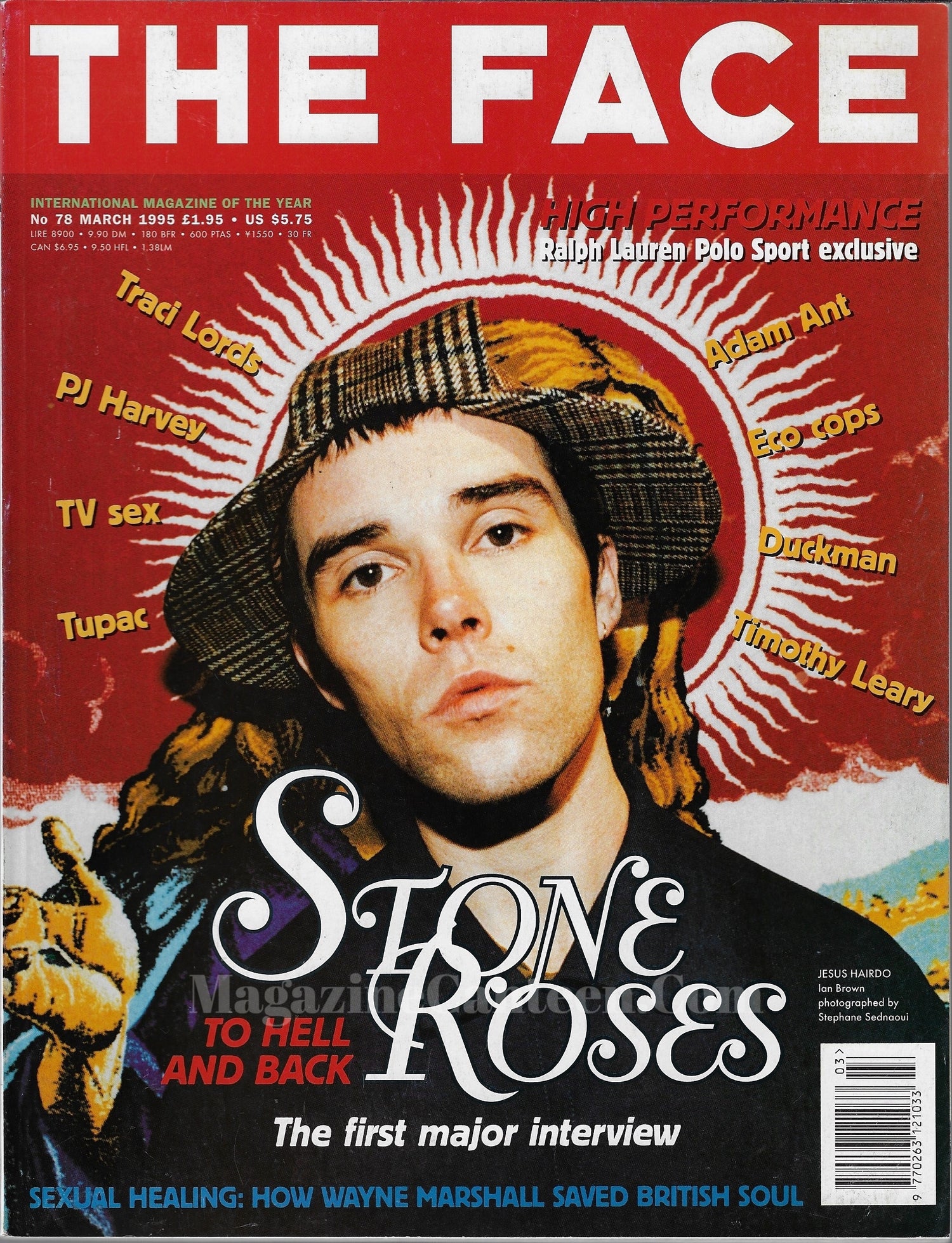 The Face Magazine 1995 - The Stone Roses – magazine canteen