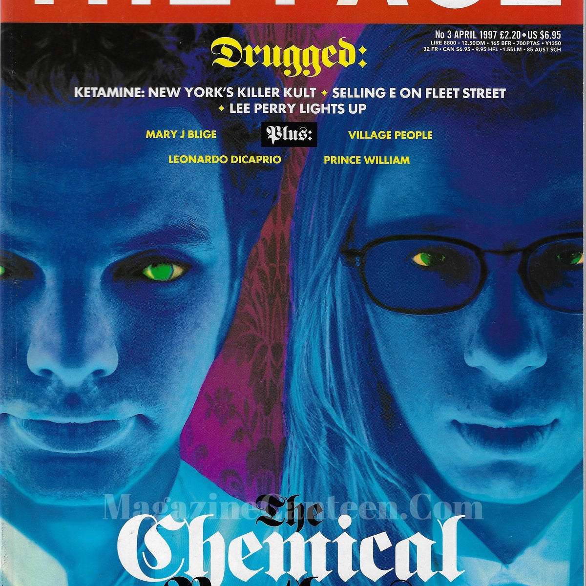 The Face Magazine 1997 - The Chemical Brothers – magazine canteen