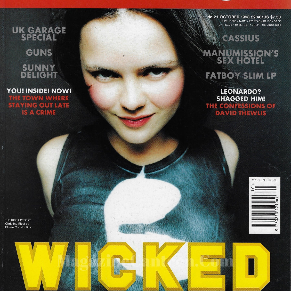 The Face Magazine 1998 - Christina Ricci – magazine canteen