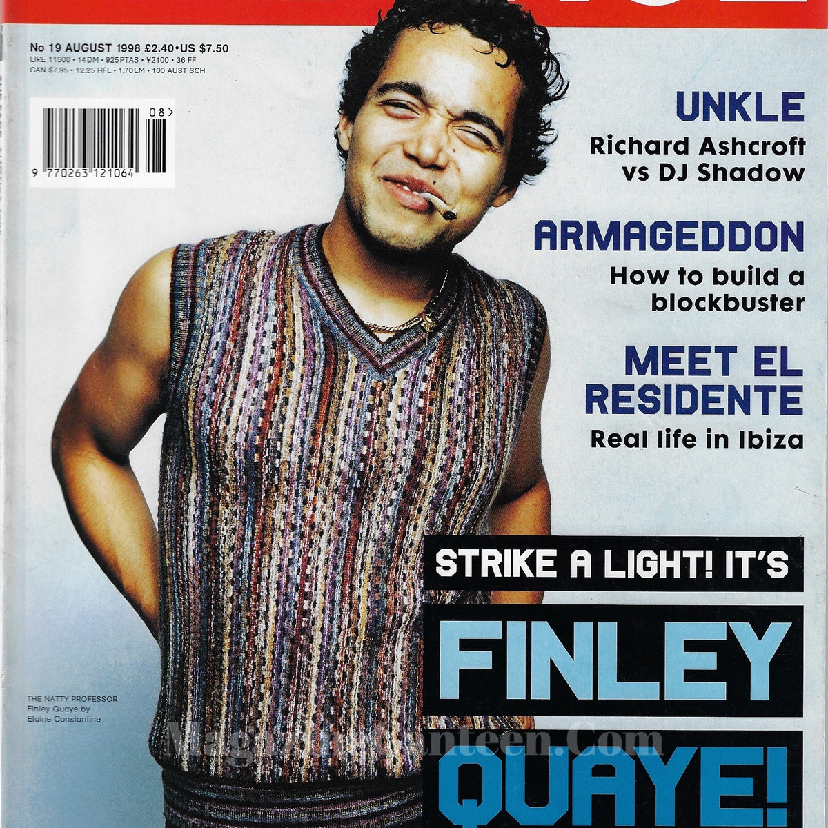 The Face Magazine 1998 - Finley Quaye – magazine canteen