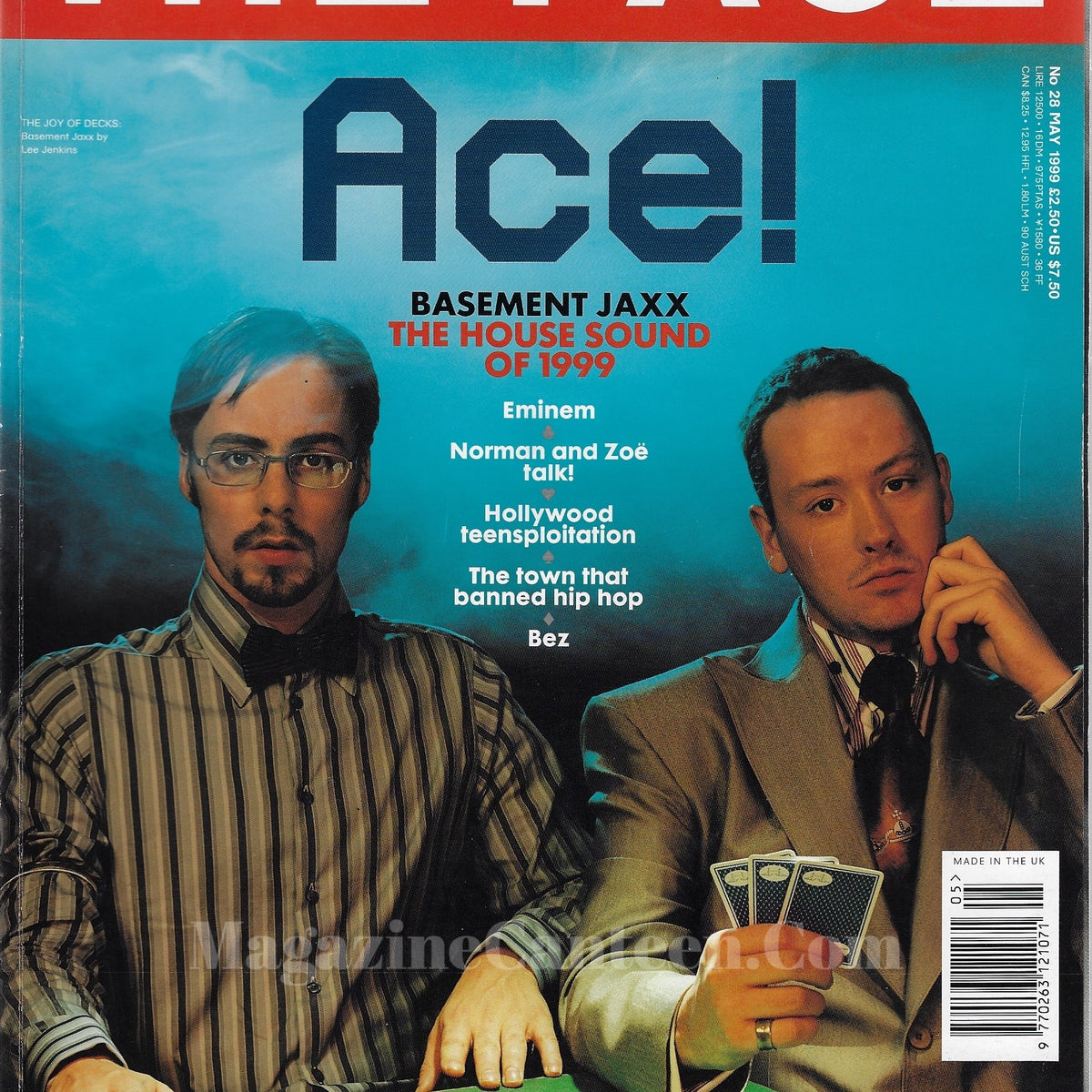 The Face Magazine 1999 - Basement Jaxx – magazine canteen