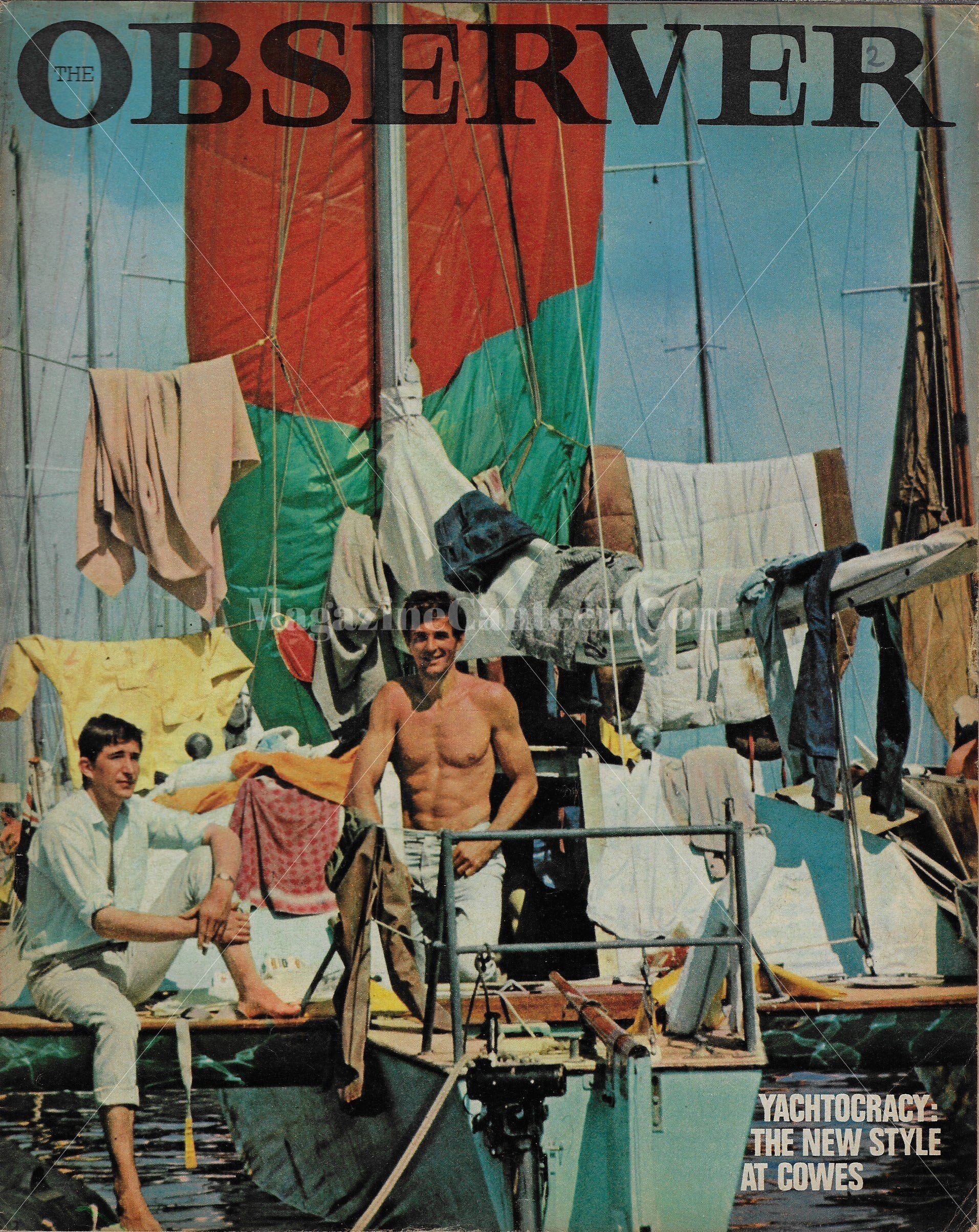 The Observer Magazine - Derek Bayes – magazine canteen