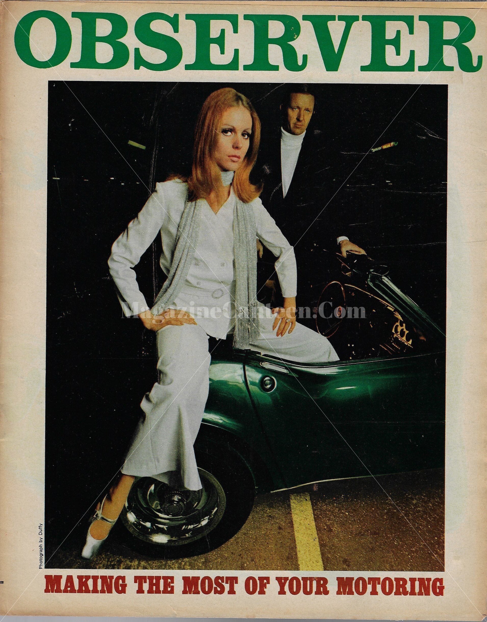 The Observer Magazine - Brian Duffy Motoring Fashion – magazine canteen