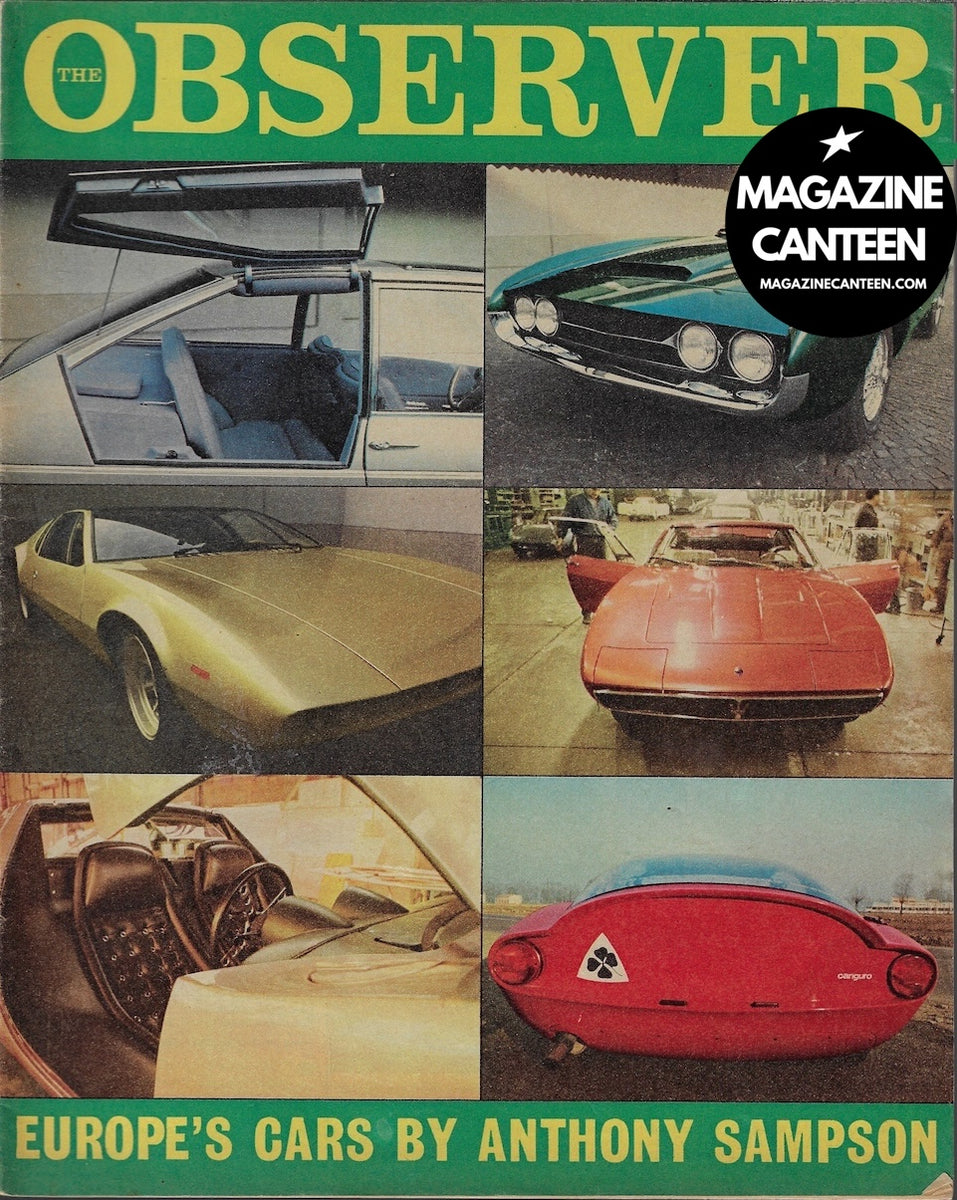The Observer Magazine - John Reader – magazine canteen
