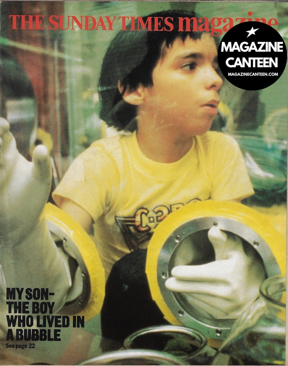 The Sunday Times Magazine - David Phillips BUBBLE BOY Dan Budnik ...