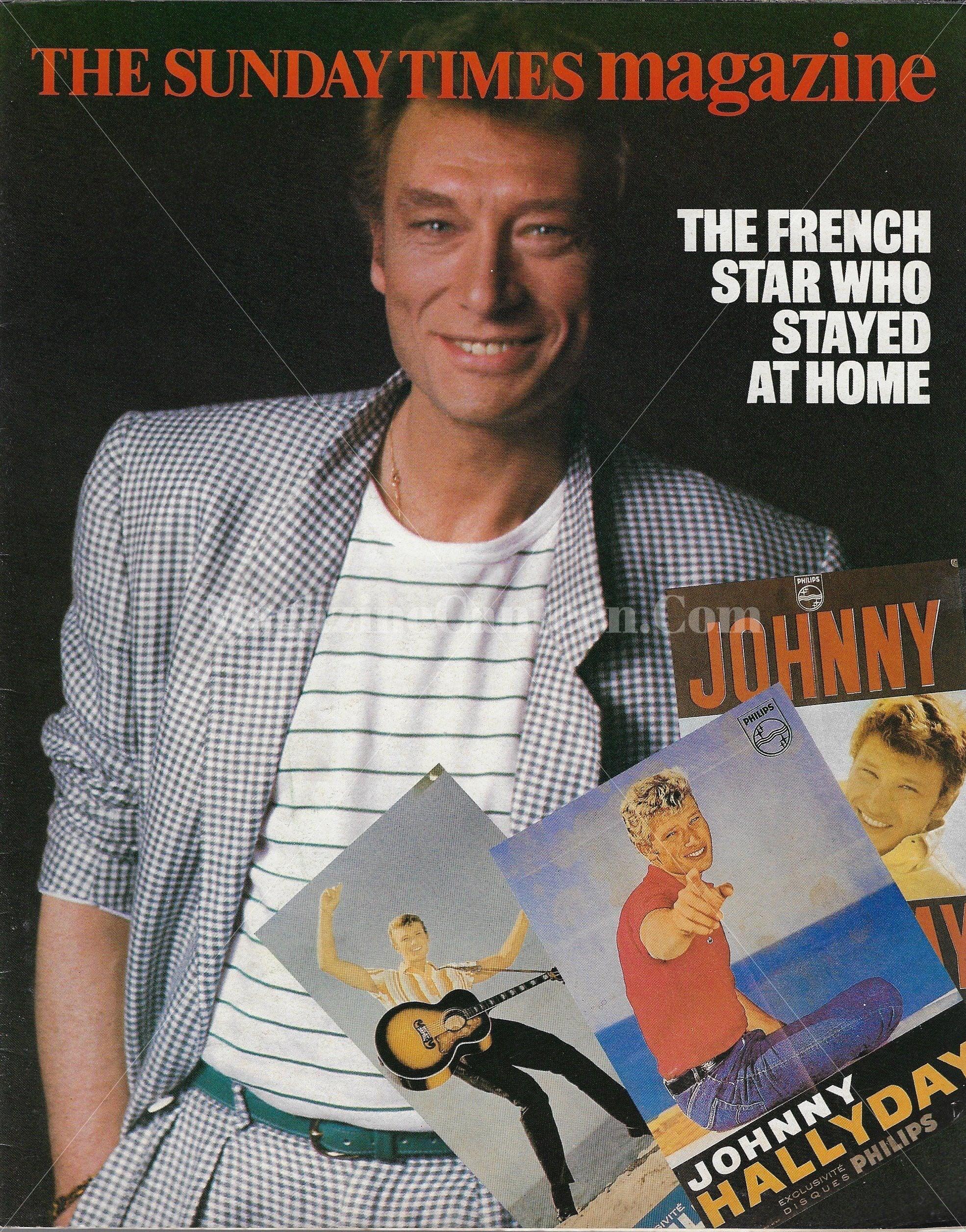 The Sunday Times Magazine - Johnny Hallyday – magazine canteen