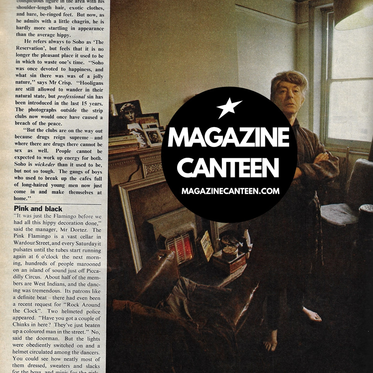 The Sunday Times Magazine - QUENTIN CRISP David Montgomery THE HIPPY ...