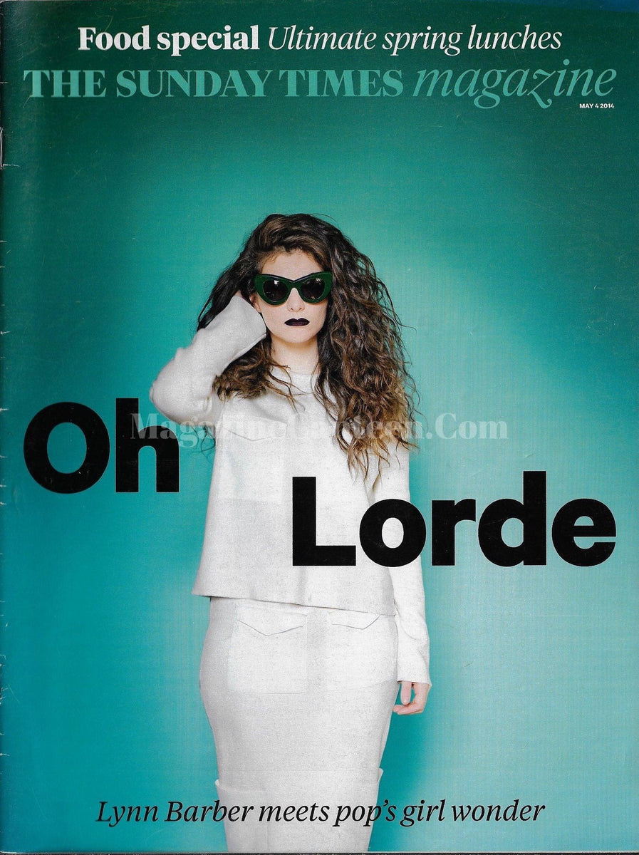 The Sunday Times Magazine - Lorde – magazine canteen