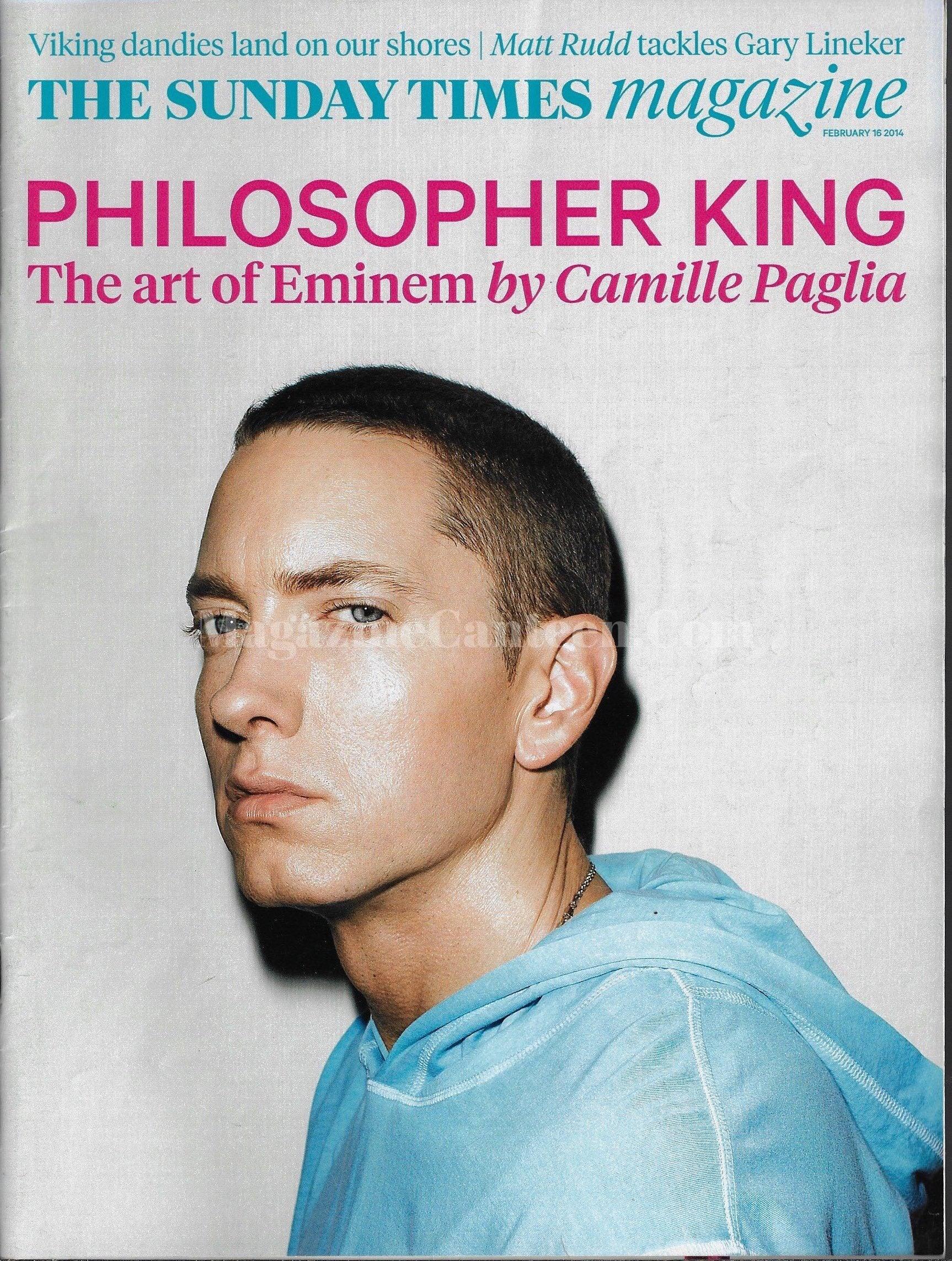 The Sunday Times Magazine - Eminem – magazine canteen