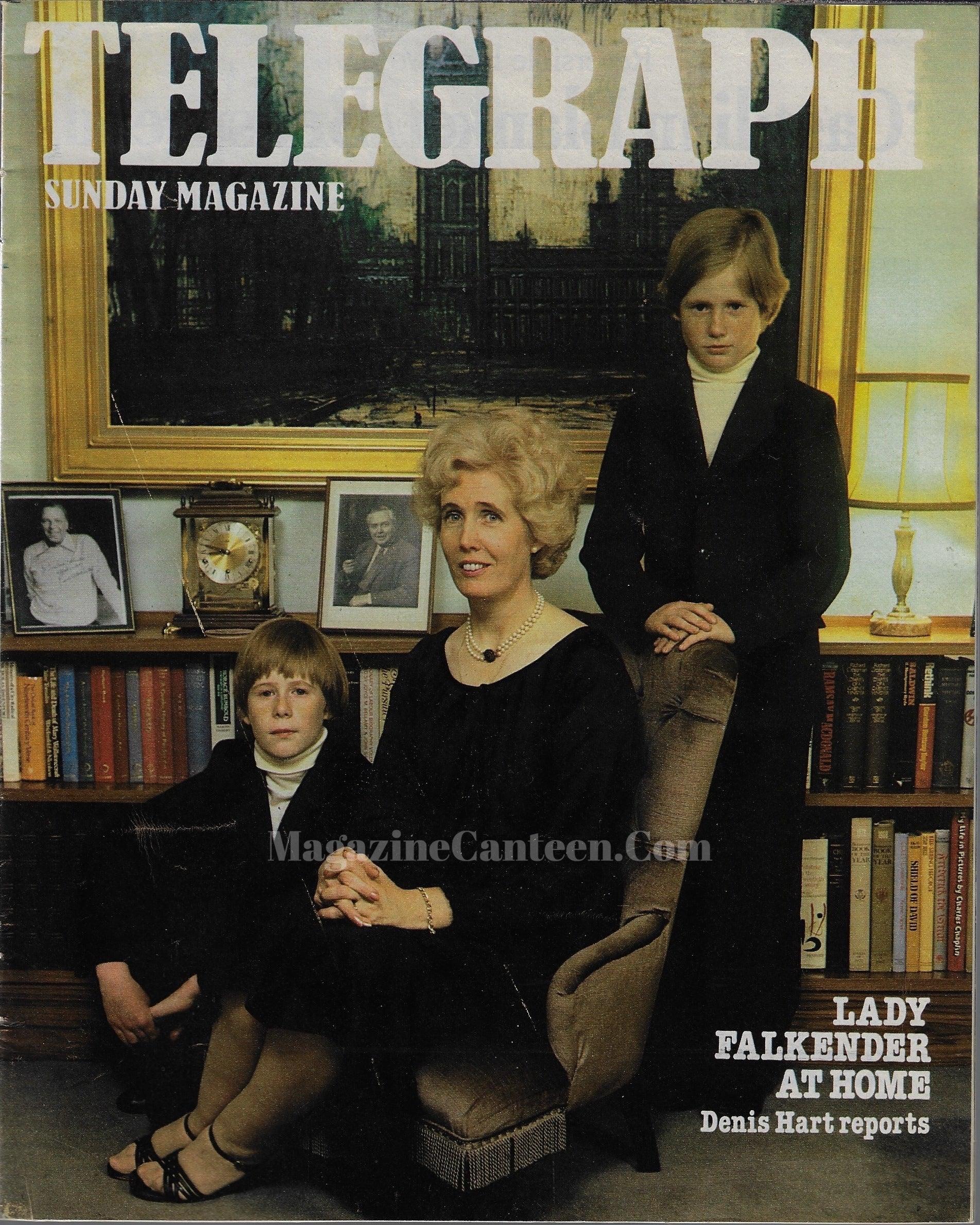 The Telegraph Magazine - Lady Falkender – magazine canteen