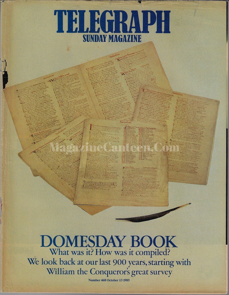 The Telegraph Magazine - Malcolm McDowell – magazine canteen