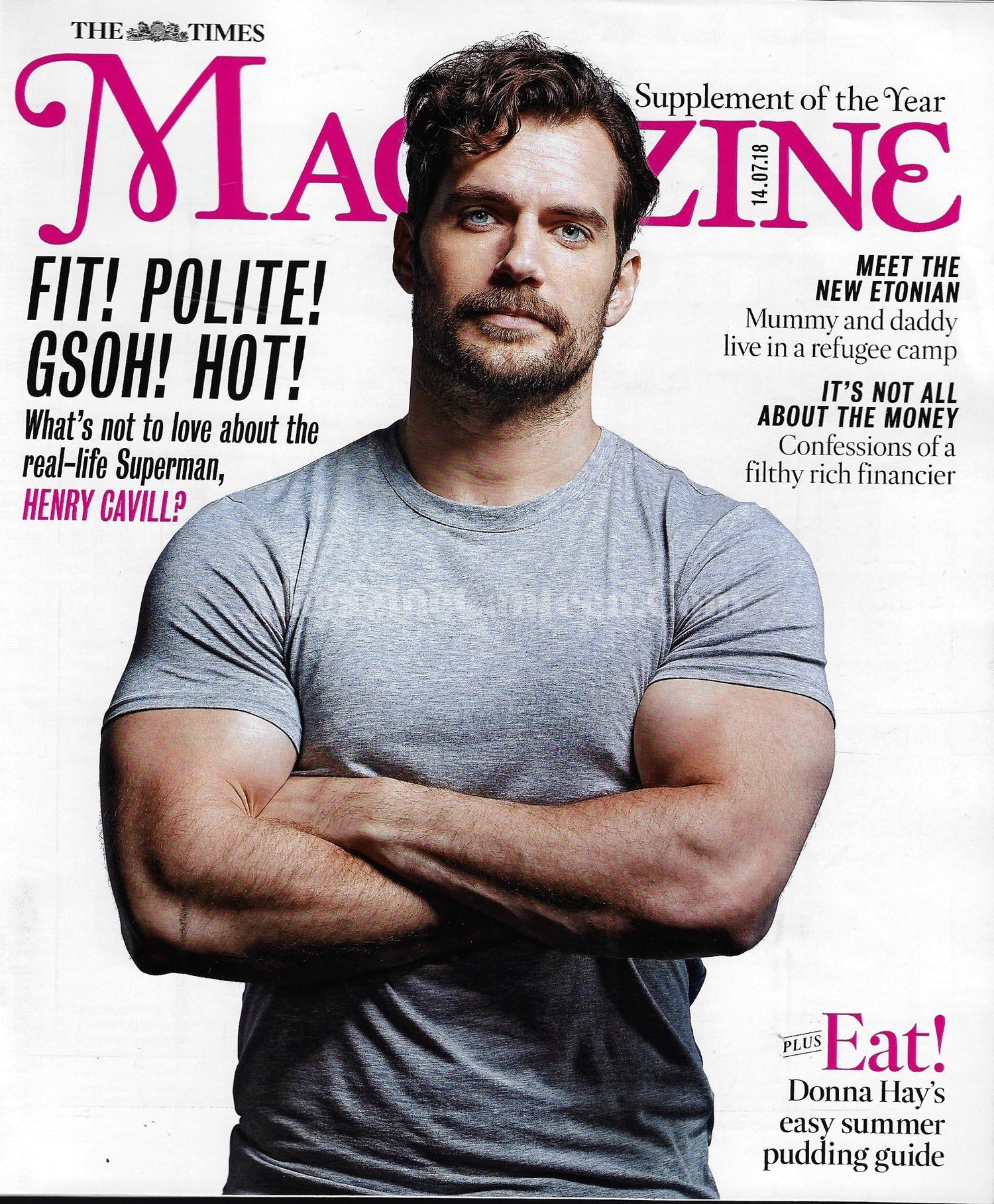 The Times Magazine - Henry Cavill – magazine canteen