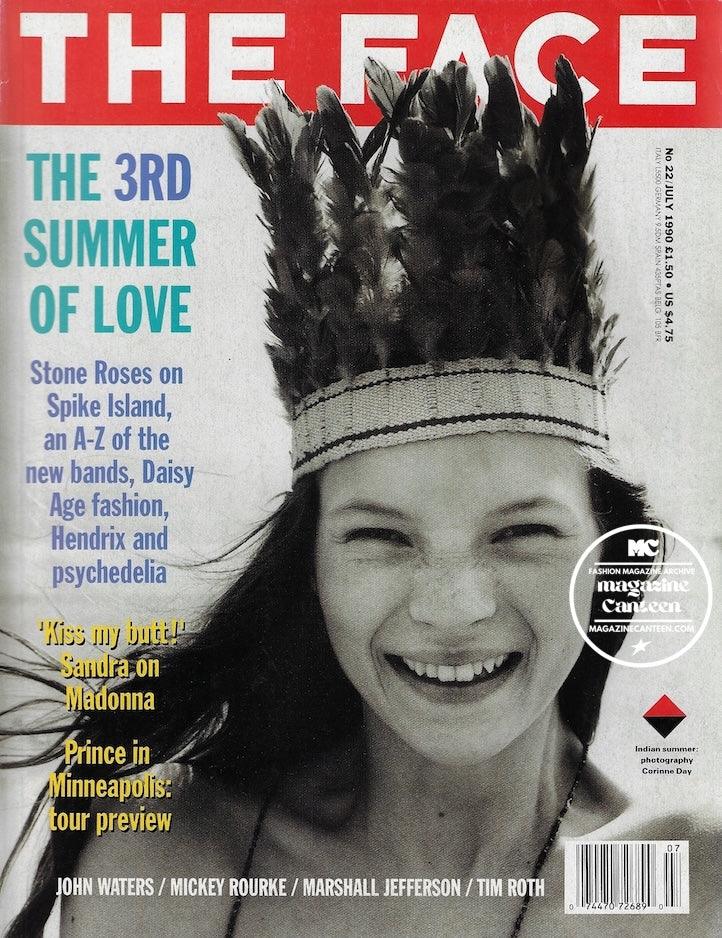 The Face Magazine - July 1990 KATE MOSS Corinne Day SPIKE ISLAND ...