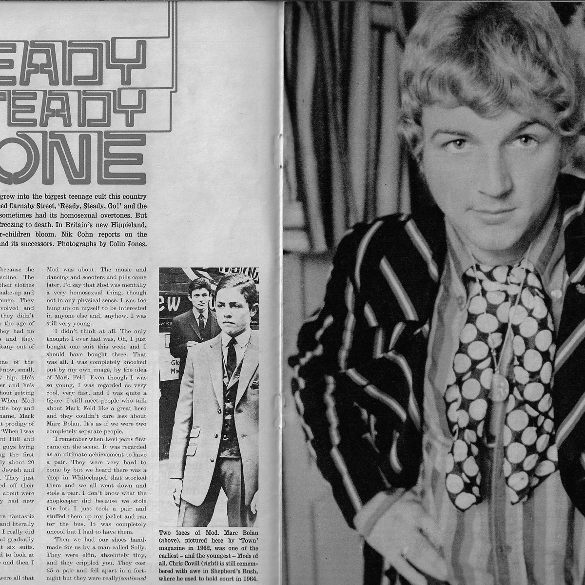 The Observer Magazine - Ready Steady Gone Mods Colin Jones – magazine ...