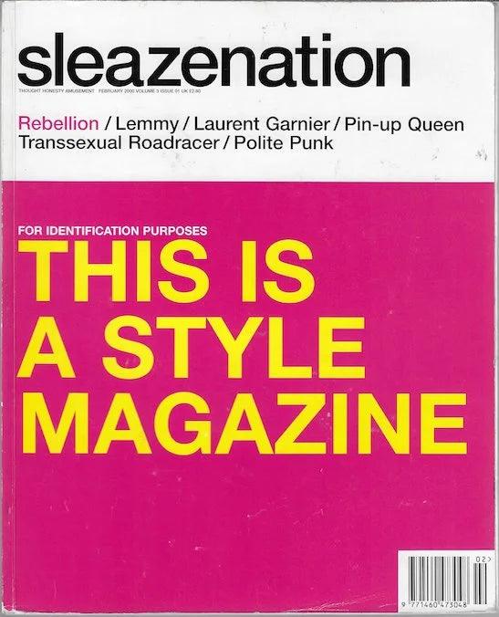 Sleazenation Magazine - Lemmy Motorhead – magazine canteen
