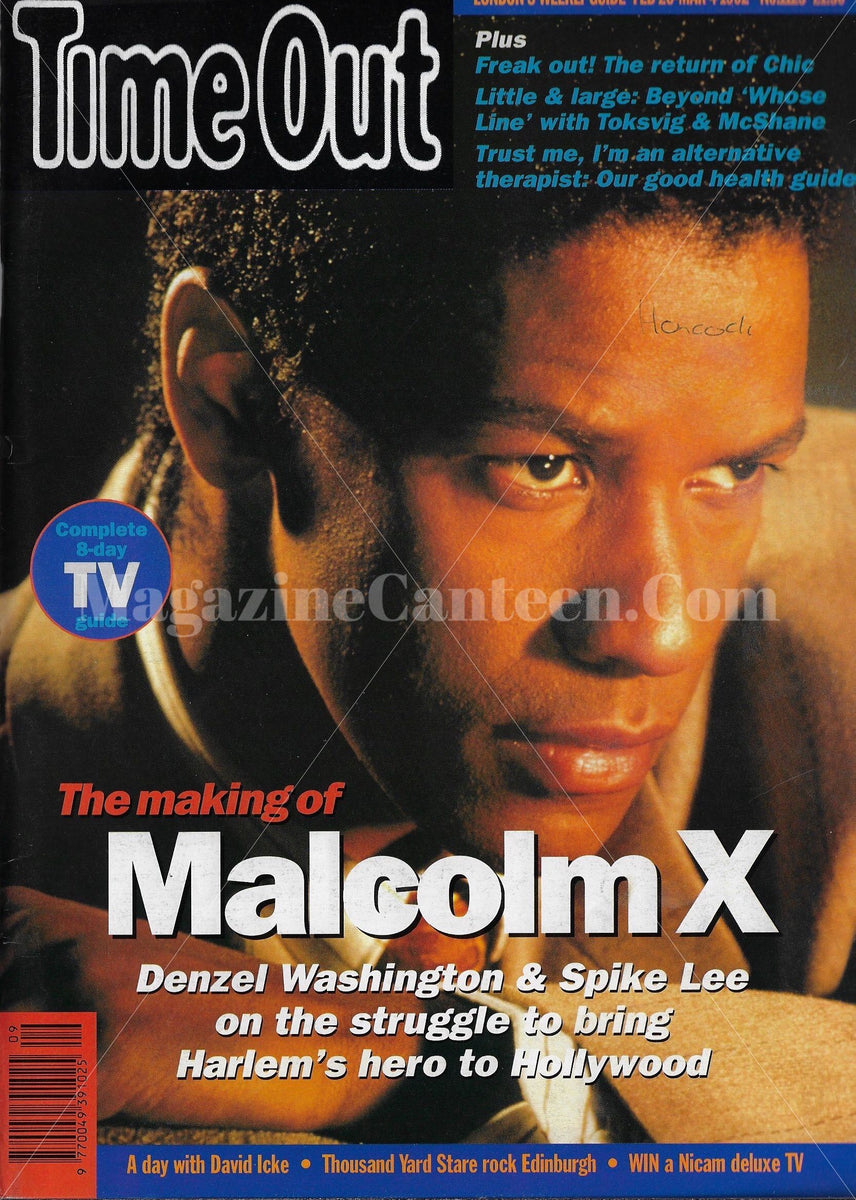 Time Out Magazine - Denzel Washington – magazine canteen