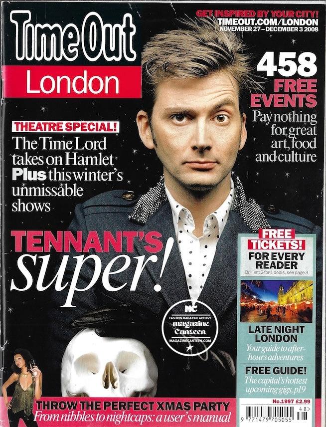 Time Out Magazine - David Tennant JASON STATHAM Tom Hiddleston ...