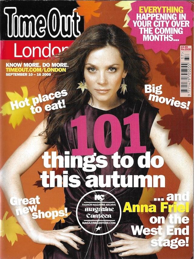 Time Out Magazine - ANNA FRIEL Ross Noble FIONA SHAW – magazine canteen