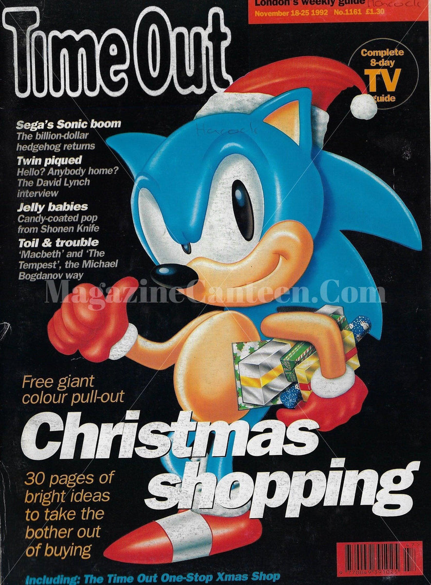 Time Out Magazine - Sonic The Hedgehog – magazine canteen