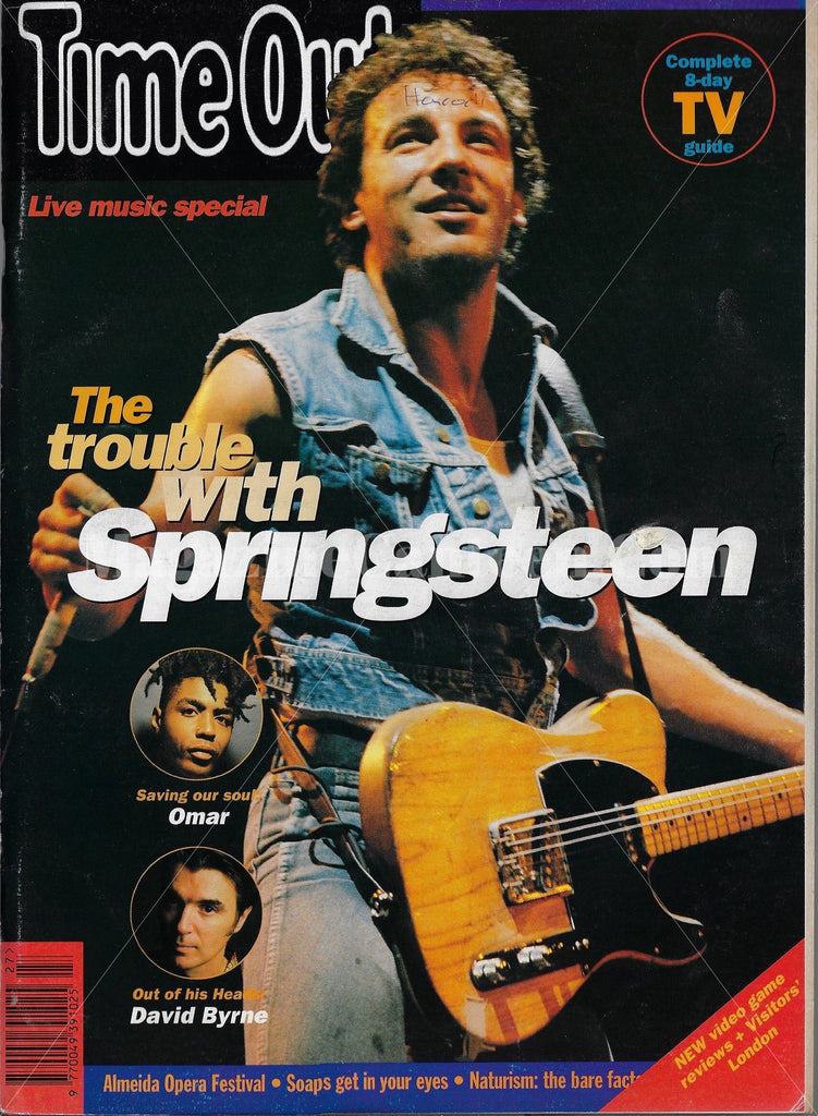 Time Out Magazine - Bruce Springsteen – magazine canteen