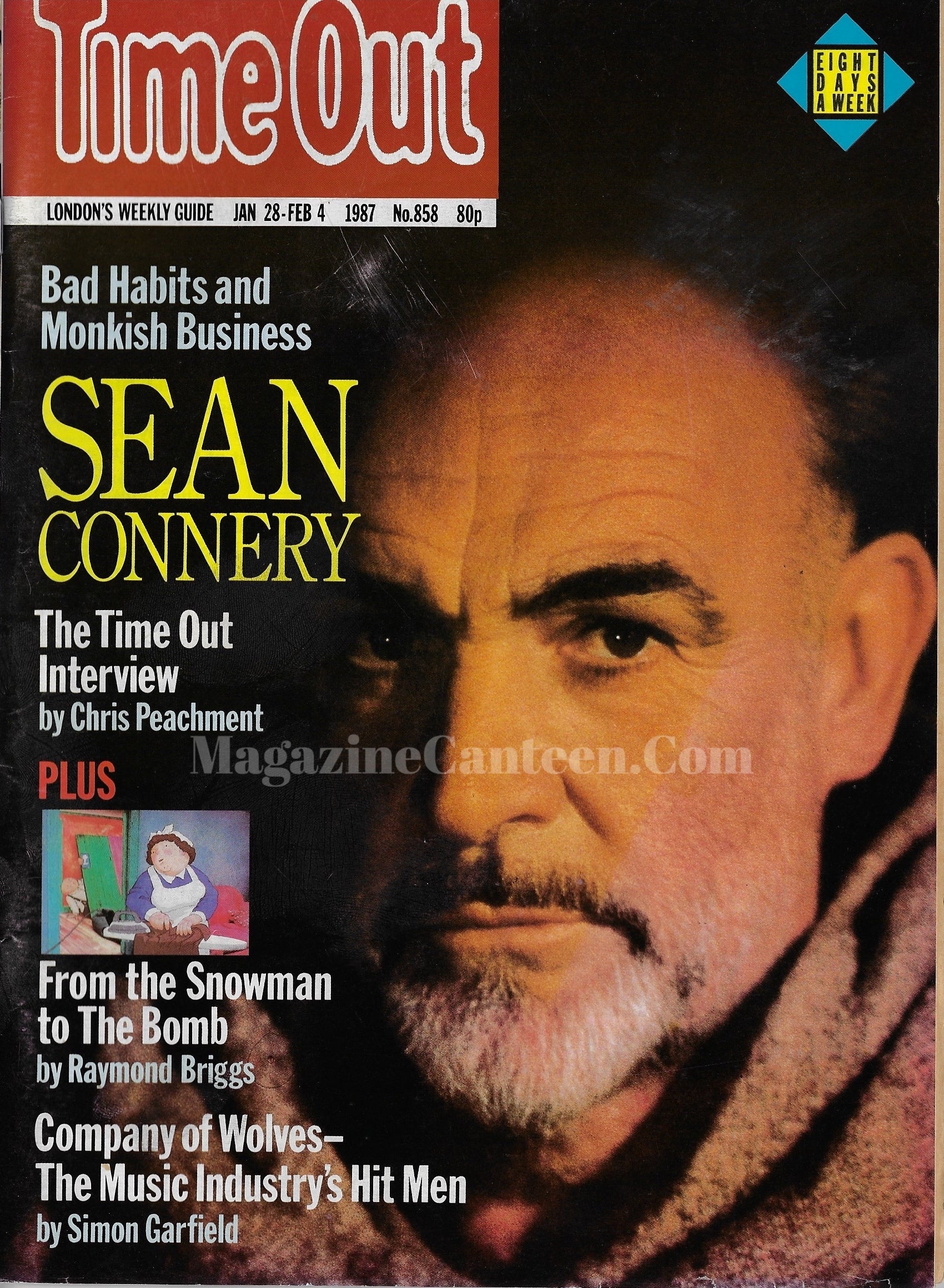 Time Out Magazine - Sean Connery – magazine canteen