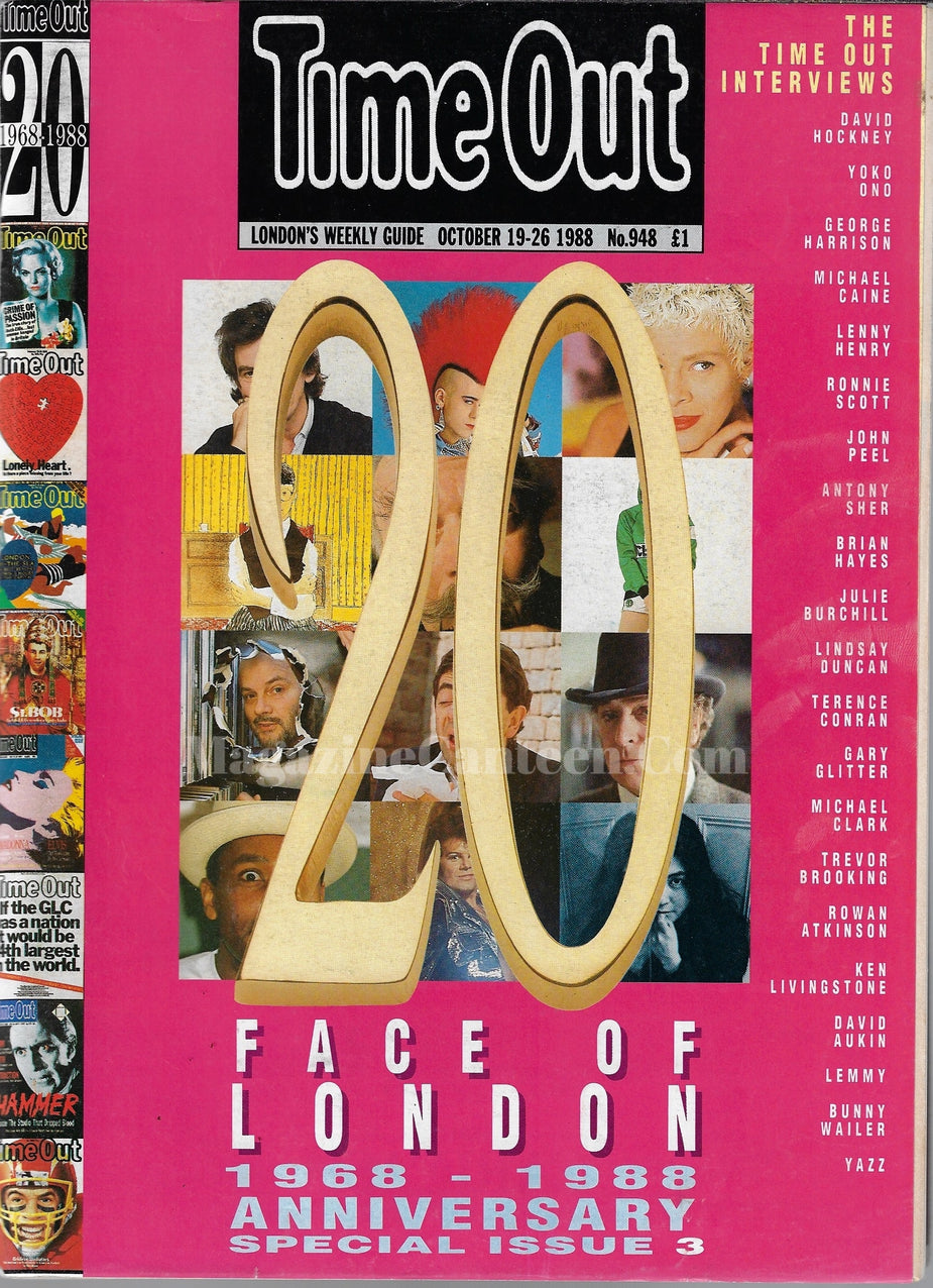 Time Out Magazine - 20th Anniversary C – magazine canteen
