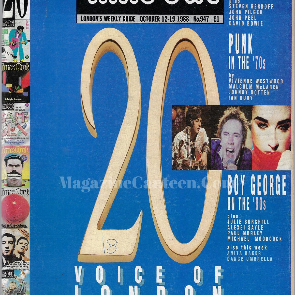 Time Out Magazine - 20th Anniversary B – magazine canteen