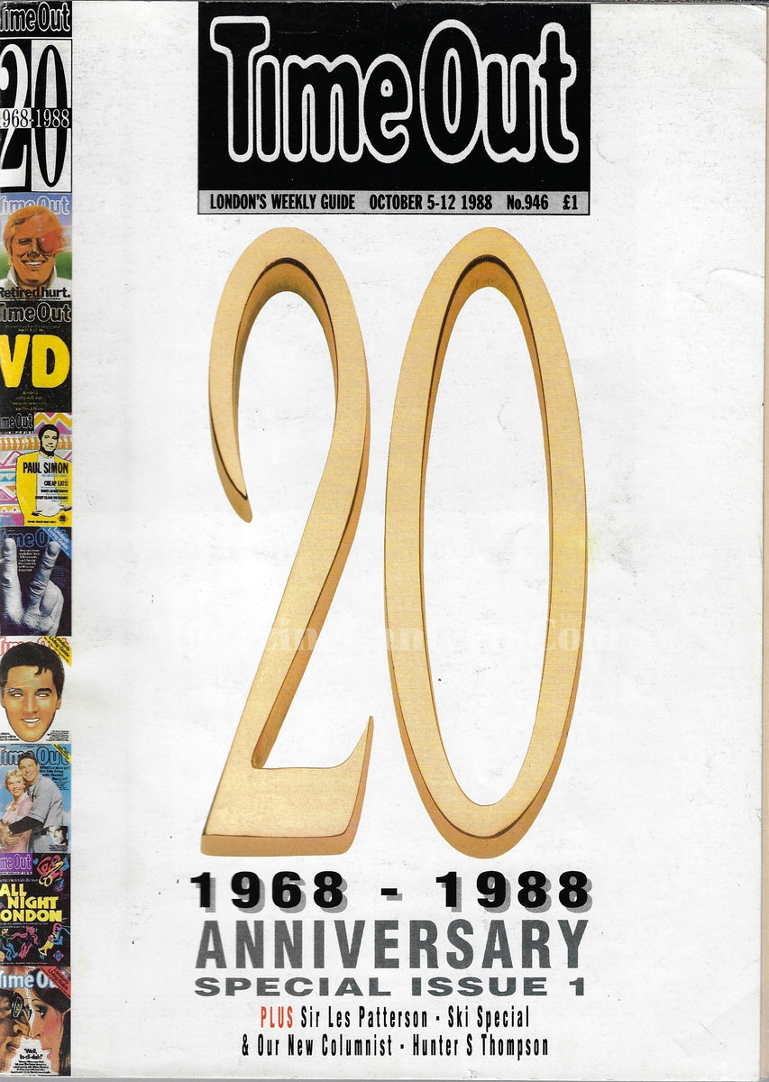 Time Out Magazine - 20th Anniversary A – magazine canteen