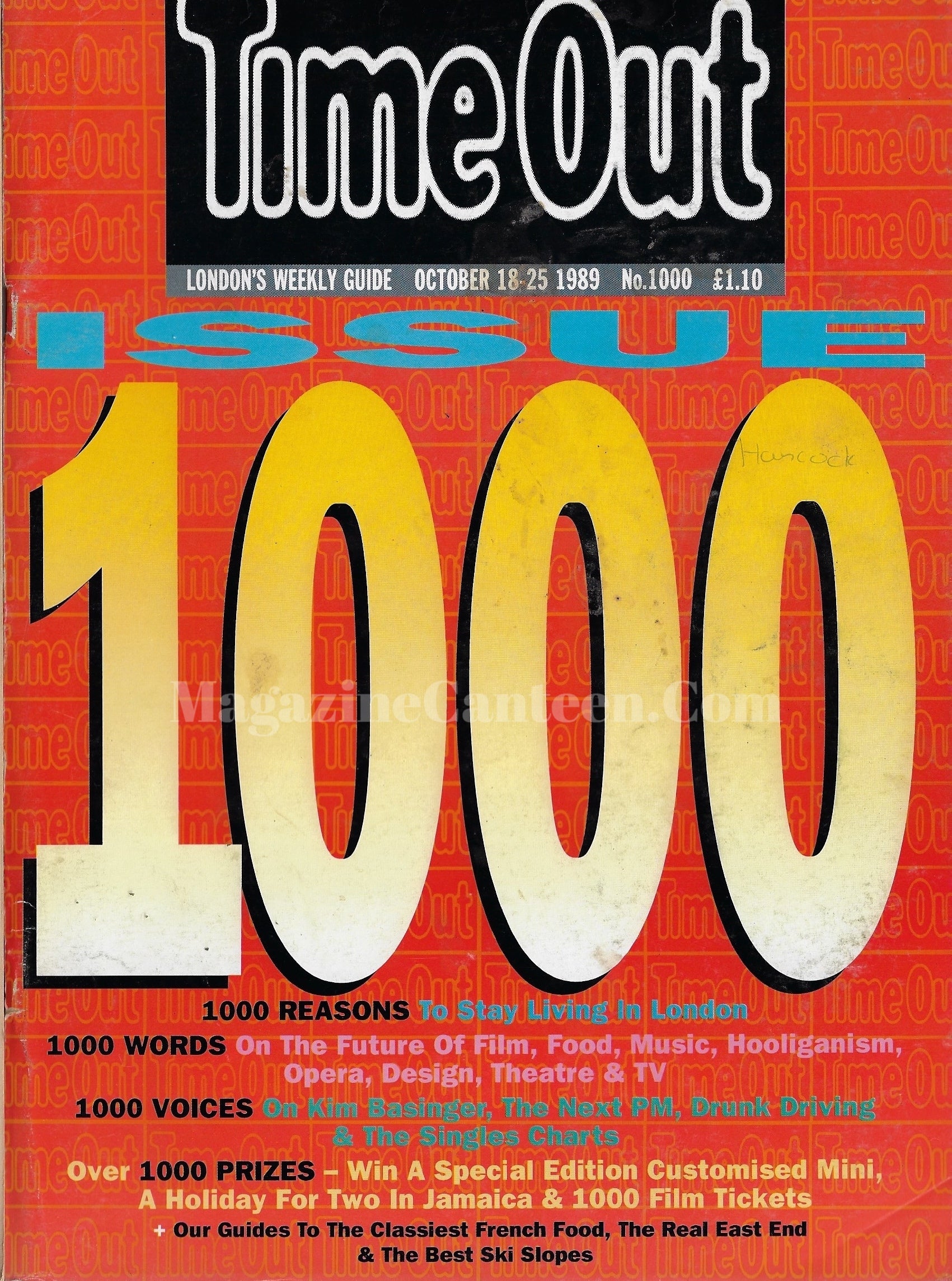 Time Out Magazine - Gregory Peck – magazine canteen