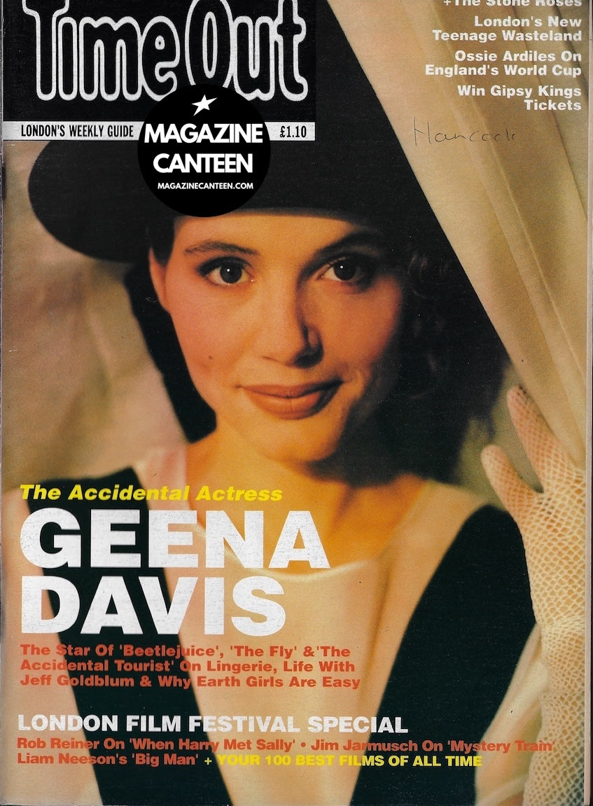 Time Out Magazine - Geena Davis JIM JARMUSCH William McIlvanney ...