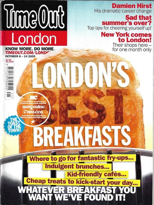 Time Out Magazine - Damien Hirst – magazine canteen