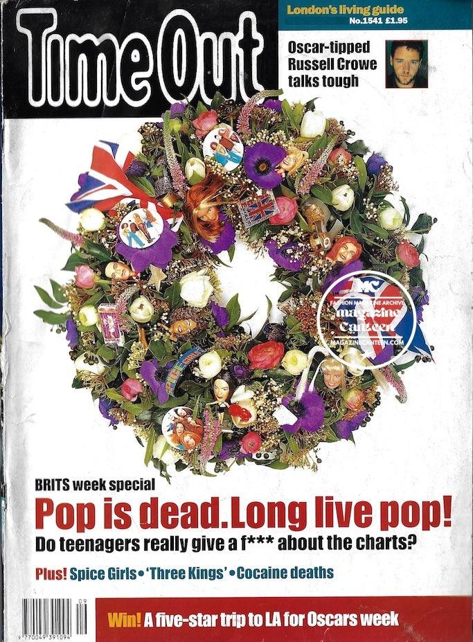 Time Out Magazine - Russell Crowe THE SPICE GIRLS John MacKenzie ...