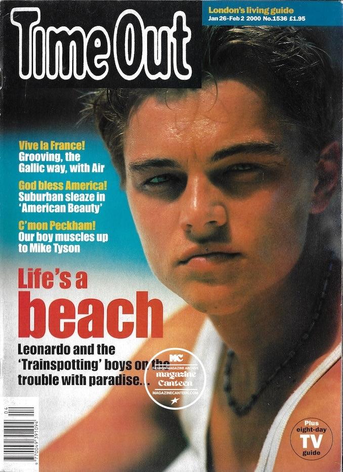 Time Out Magazine - Leonardo DiCaprio AIR William H Macy – magazine canteen