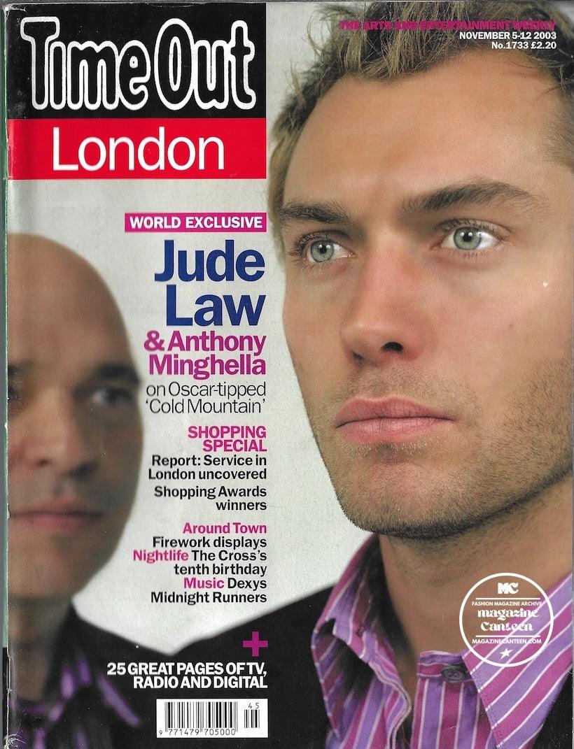 Time Out Magazine - Jude Law – magazine canteen