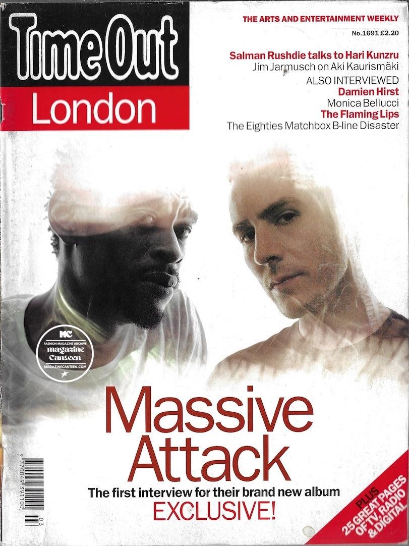 Time Out Magazine - Massive Attack MONICA BELLUCCI – magazine canteen