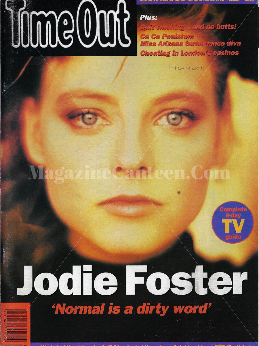 Time Out Magazine - Jodie Foster – magazine canteen