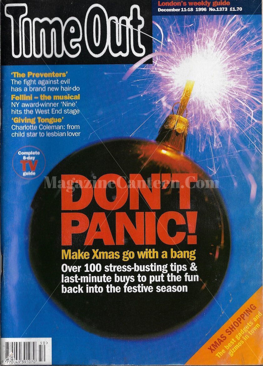 Time Out Magazine - Charlotte Coleman – magazine canteen