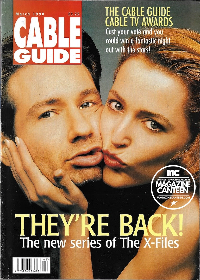 Cable Guide Magazine - GILLIAN ANDERSON David Duchovny – magazine canteen