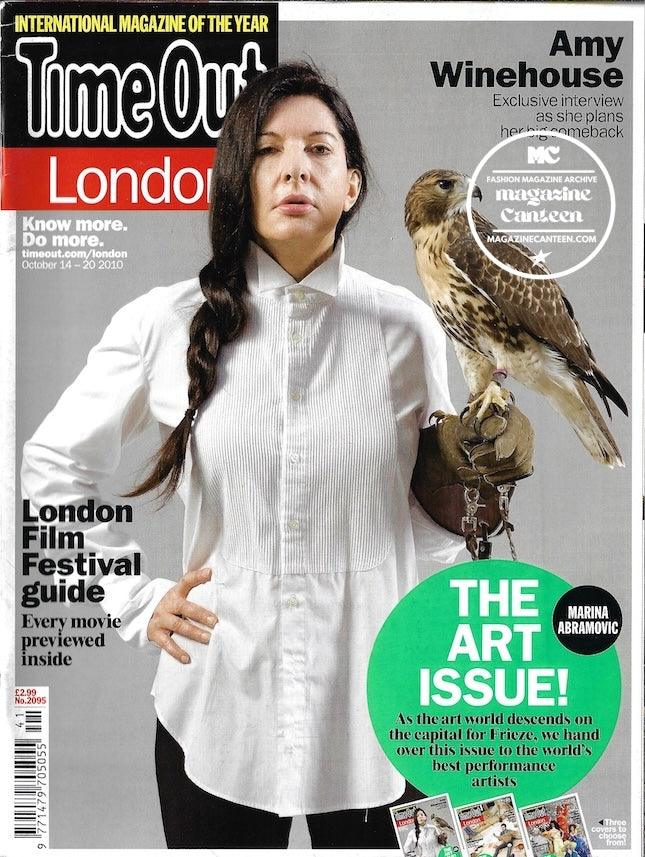 Time Out Magazine - Marina Abramovic MIKE LEIGH Skepta – magazine canteen
