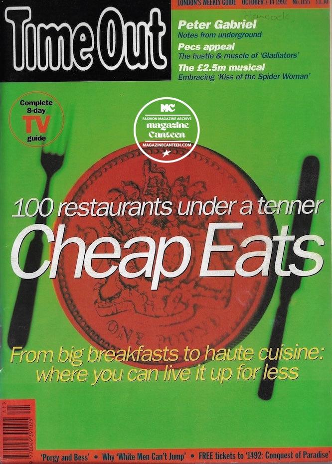 Time Out Magazine - Peter Gabriel – magazine canteen