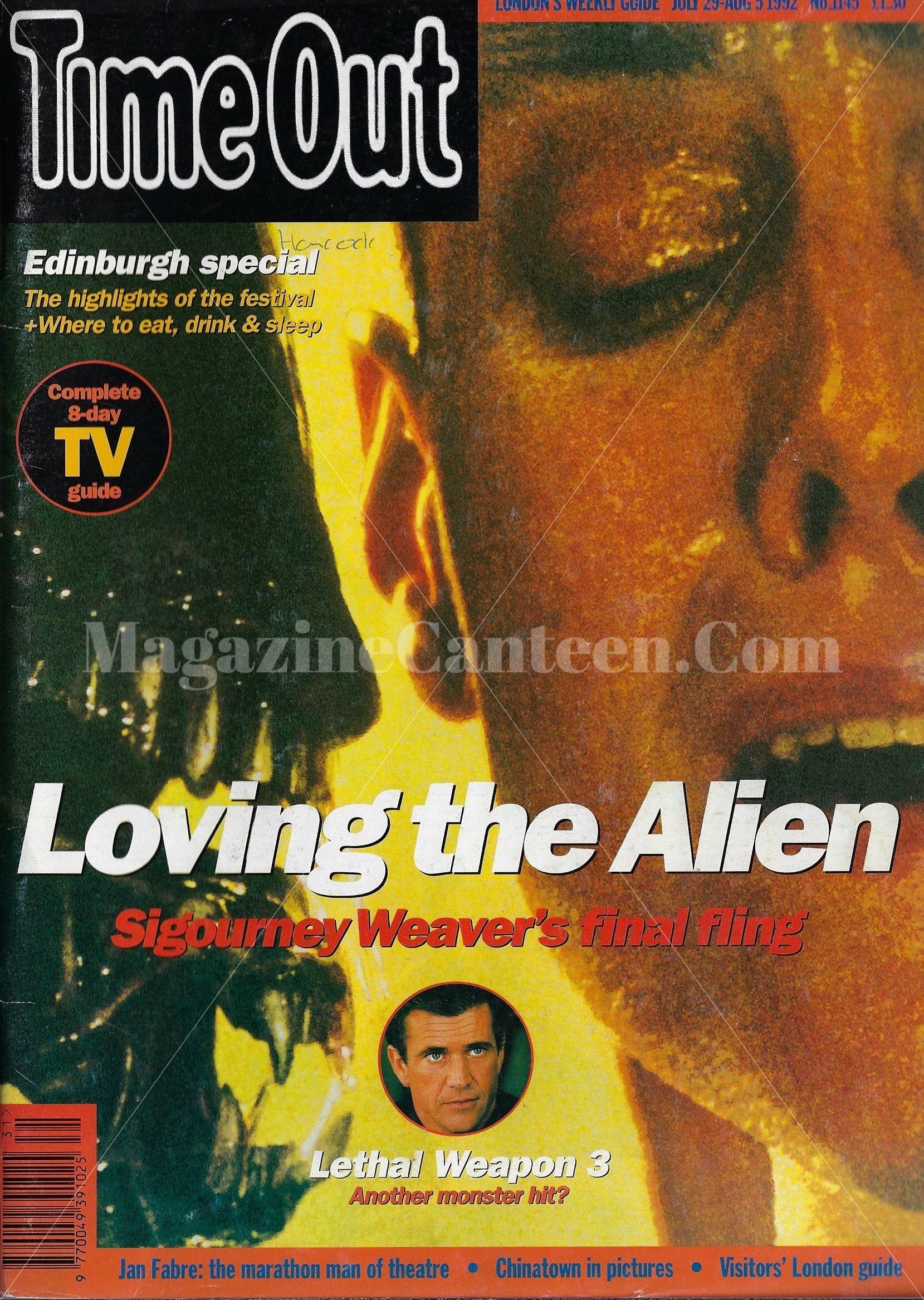 Time Out Magazine - Alien – magazine canteen