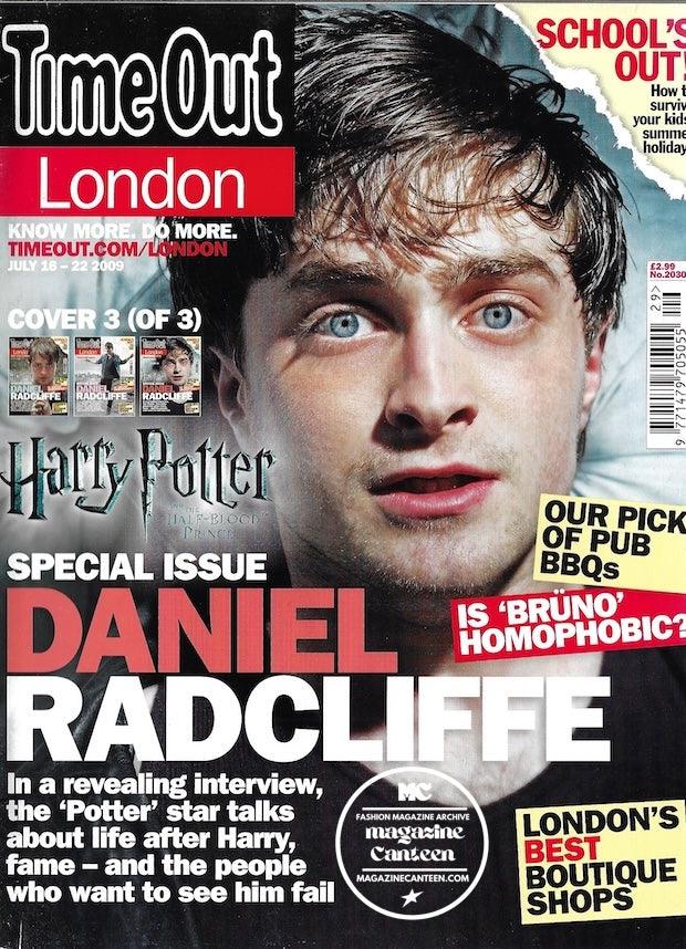 Time Out Magazine - Daniel Radcliffe HARRY POTTER Russell Howard B ...
