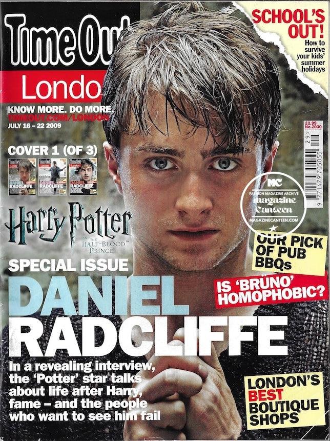 Time Out Magazine - Daniel Radcliffe HARRY POTTER Russell Howard ...