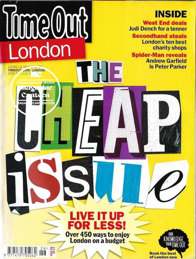 Time Out Magazine - Andrew Garfield – magazine canteen
